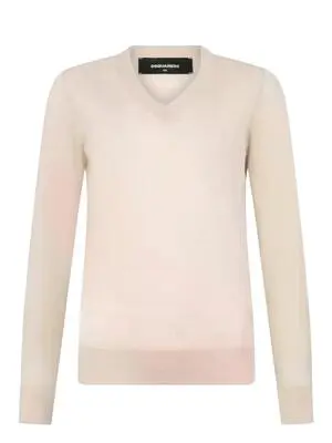 Dsquared2 V-neck Sweater - Neutrals