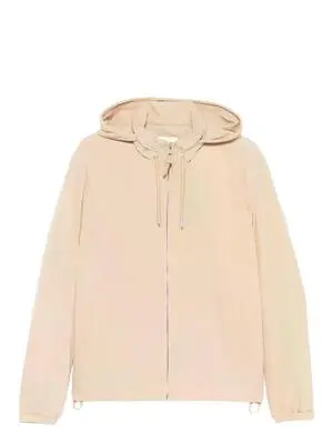 Sandro Hooded Zip-up Jacket - Neutrals