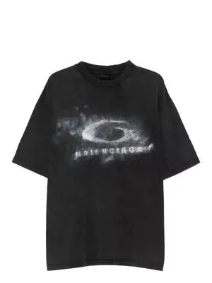 Balenciaga Graphic T-shirt - Black