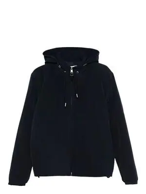Sandro Zip-up Hooded Jacket - Blue