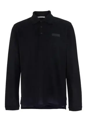 Givenchy Long-sleeve Polo Shirt - Black