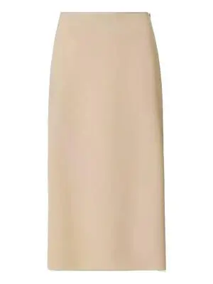 Fabiana Filippi Zip-fastening Midi Skirt - Neutrals