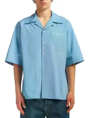 Marni Logo Pocket Shirt - Blue