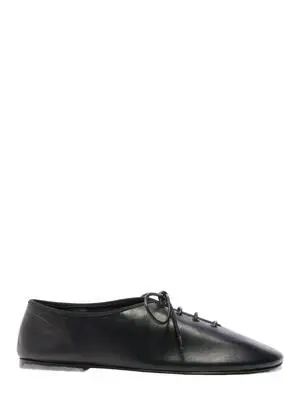 Proenza Schouler Glove Lace-up Ballerina Flats - Black
