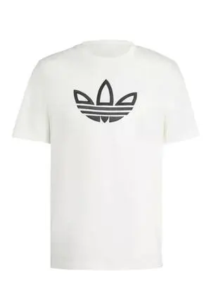 Adidas Logo-print Short-sleeve T-shirt - Neutrals