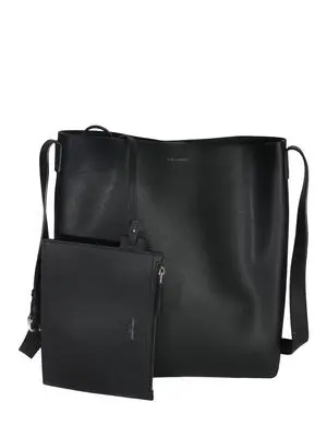 Saint Laurent Leather Bold Hobo - Black