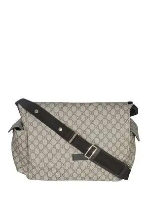 Gucci Gg Supreme Canvas Diaper Bag - Beige