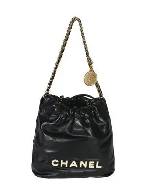 CHANEL Quilted Calfskin Mini 22 Hobo