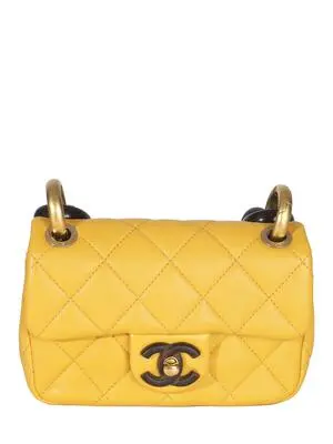 CHANEL Chanel Quilted Lambskin Mini Flap Bag