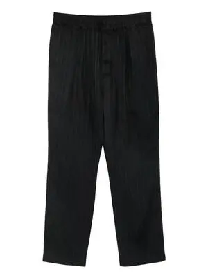 TOM FORD Pinstripe Trousers - Black