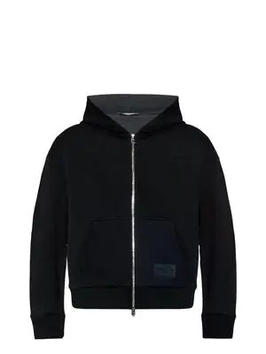 Givenchy Hooded Zip Up - Black