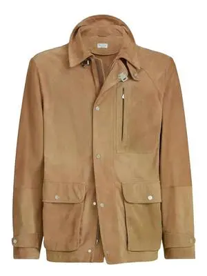 Brunello Cucinelli Suede Jacket - Brown
