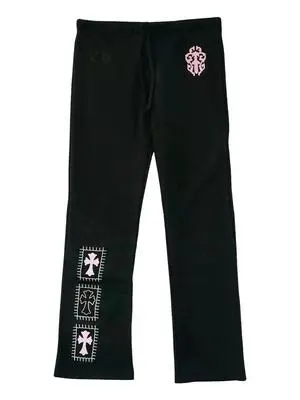 Chrome Hearts Deadly Doll Graphic Track Pants - Black