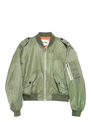 RE/DONE Zip-fastening Bomber Jacket - Green