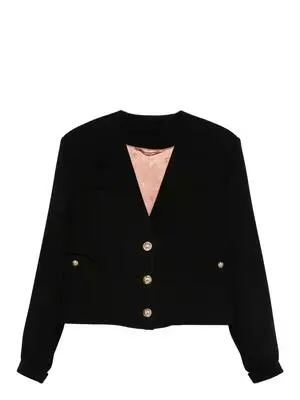 BLAZÉ MILANO Riviera Cropped Jacket - Black