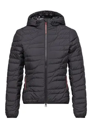 Moncler Delebiao Hooded Short Down Jacket Black
