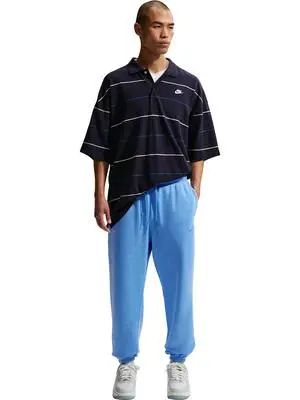 Nike Sportswear Club Washed Cuffed Fleece Pants - Blue