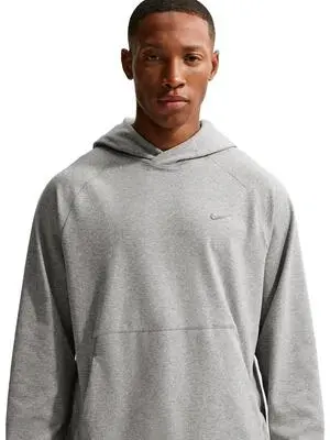 Nike Nanoknit Dri-fit Uv Protection Pullover Performance Hoodie - Grey