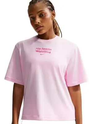 Nike Weightlifting Boxy T-shirt - Pink