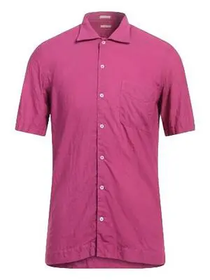 Massimo Alba Shirt Size Cotton, Linen - Magenta