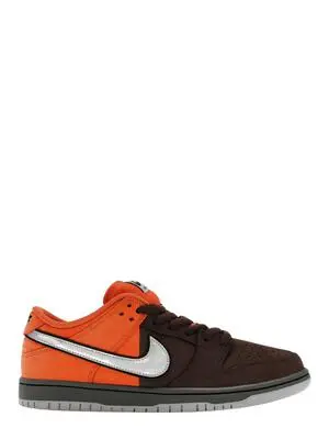 Nike Sb Dunk Low Pro Sneakers - Safety Orange/wolf Grey/baroque Brown