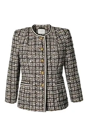 ANDIATA Gisele Bouclé Blazer - Brown