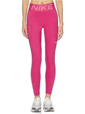 Nike High Waisted 7/8 Legging - Sweet Beet & White