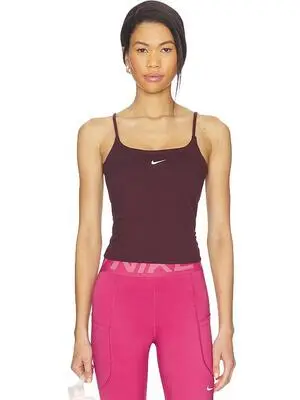 Nike Dri-fit Tank Top - Burgundy Crush & White