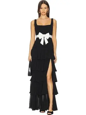 Majorelle Flora Gown - Black