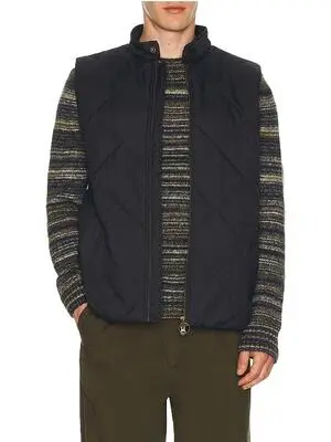 Barbour City Harrington Quilted Gilet Vest Navy
