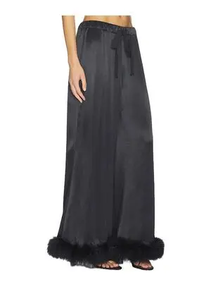 Sleeper Bisou Bisou Feather Pants - Black