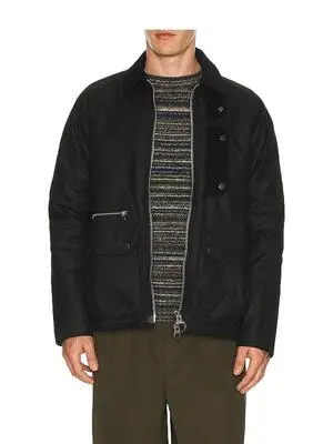 Barbour Tract Wax Jacket - Black