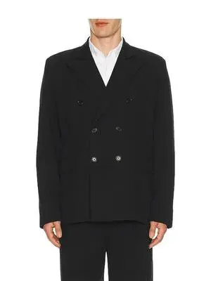 PALMES Double Breasted Blazer - Black