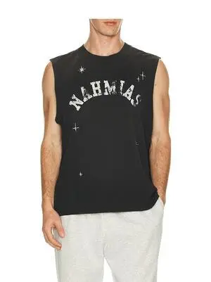 NAHMIAS Arch Muscle T-shirt In Black - Aged Black