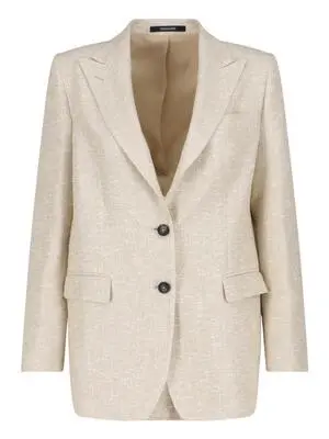 Tagliatore J Bertha Single-breasted Blazer - Cream