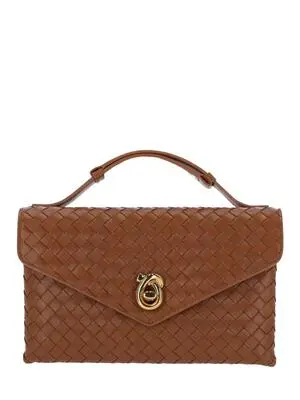 Bottega Veneta Knot Lock Crossbody Bag - Brown