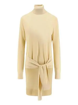 TOTEME Wool And Silk Turtleneck - Beige