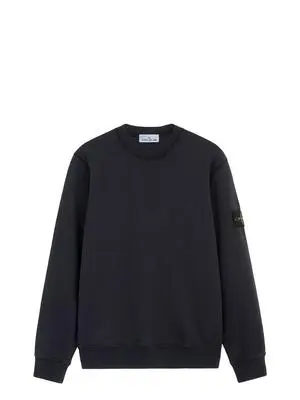 Stone Island Organic Cotton Sweatshirt - Blue