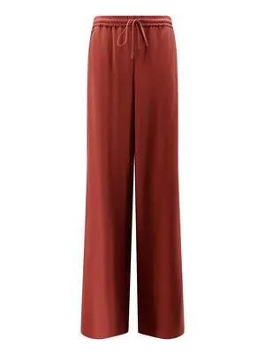 Max Mara Silk Trousers - Orange