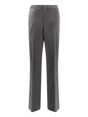 HEVO Torrepalane Virgin Wool-blend Trousers - Grey