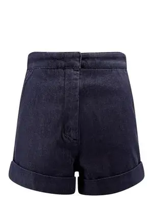 Max Mara Denim Bermuda Shorts - Blue