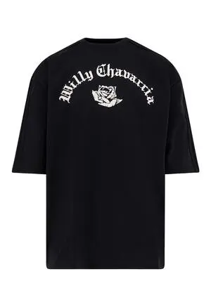 ADIDAS X WILLY CHAVARRIA Cotton Blend Tshirt - Black