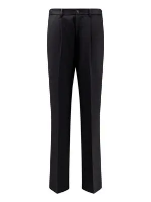 HEVO Torrecanne Virgin Wool Trousers - Black
