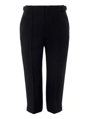 Chloé Wool Capri Trousers - Black