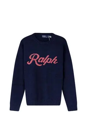 Polo Ralph Lauren Cotton And Linen Blend Sweatshirt - Blue