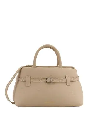 Manu Atelier Le Cambon 25 Leather Handbag - Beige