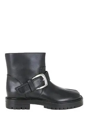 MAISON MARGIELA Tabi County Buckle Ankle Boots - Black