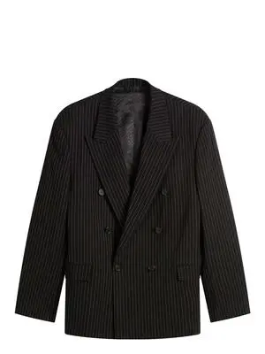 Acne Studios Pinstripe Blazer - Navy/white