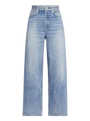 Rag & Bone Miramar Andi Cotton-terry Ankle Jeans - Mdblue