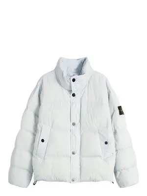 Stone Island Recycled Nylon Rep Bomber Jacket - Sky Blue